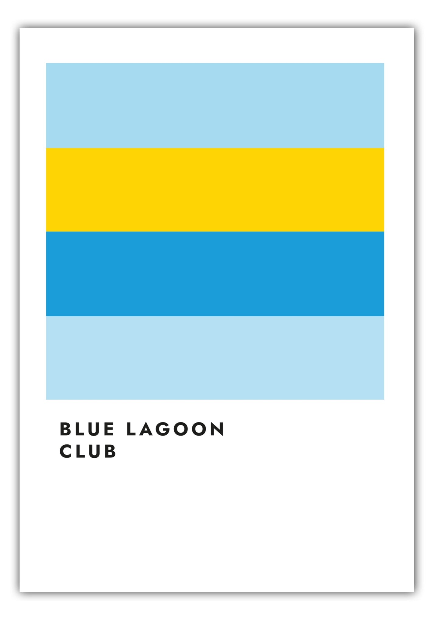 Poster Blue Lagoon Club – MOTIVISSO