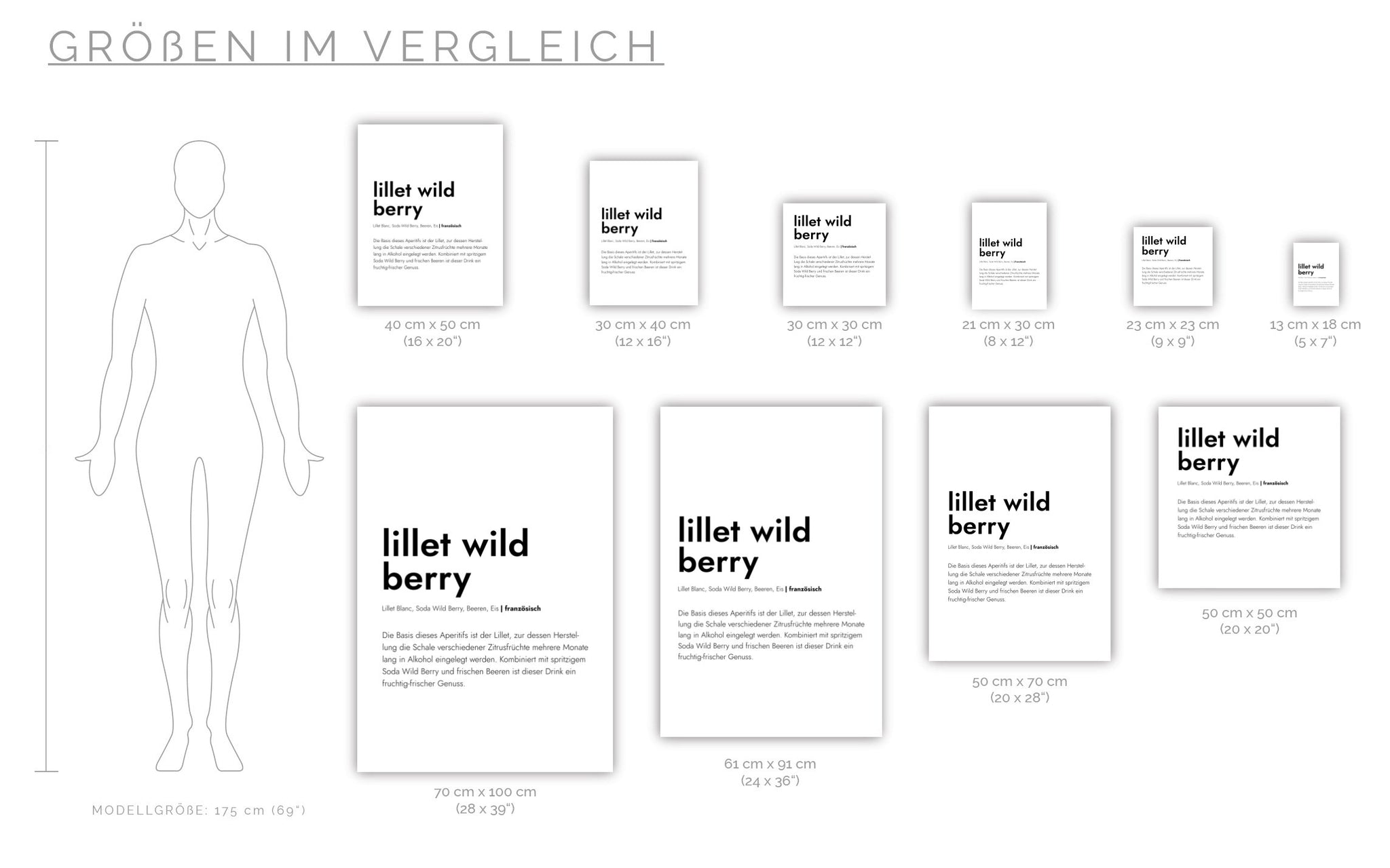 Poster Lillet Wild Berry - Definition - auch als Tasse & Leinwand ...