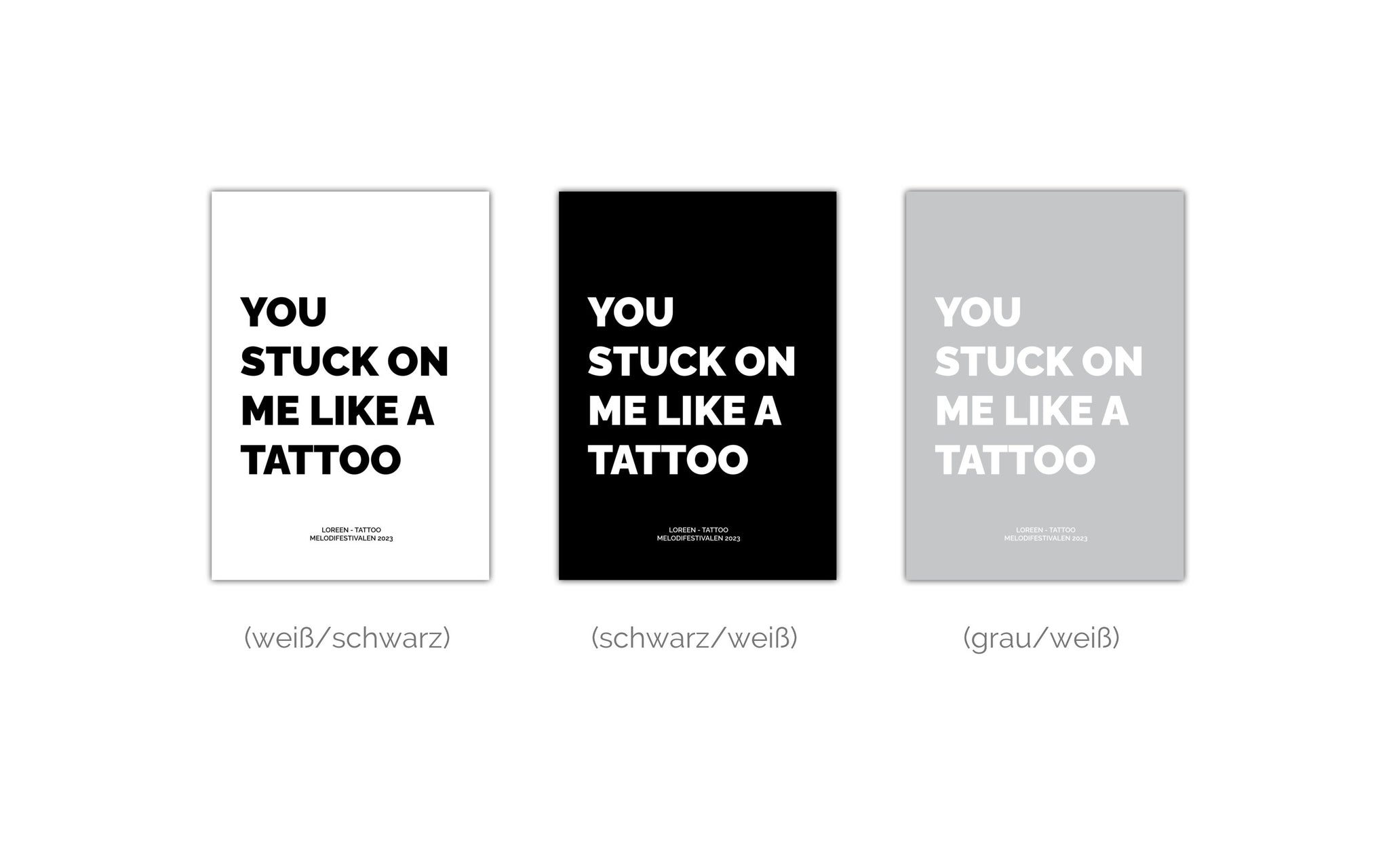 Poster Loreen - Tattoo – MOTIVISSO