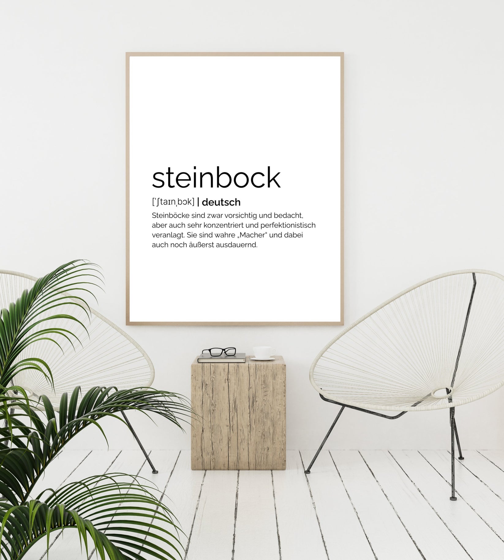 Poster Sternzeichen Steinbock - Definition – MOTIVISSO