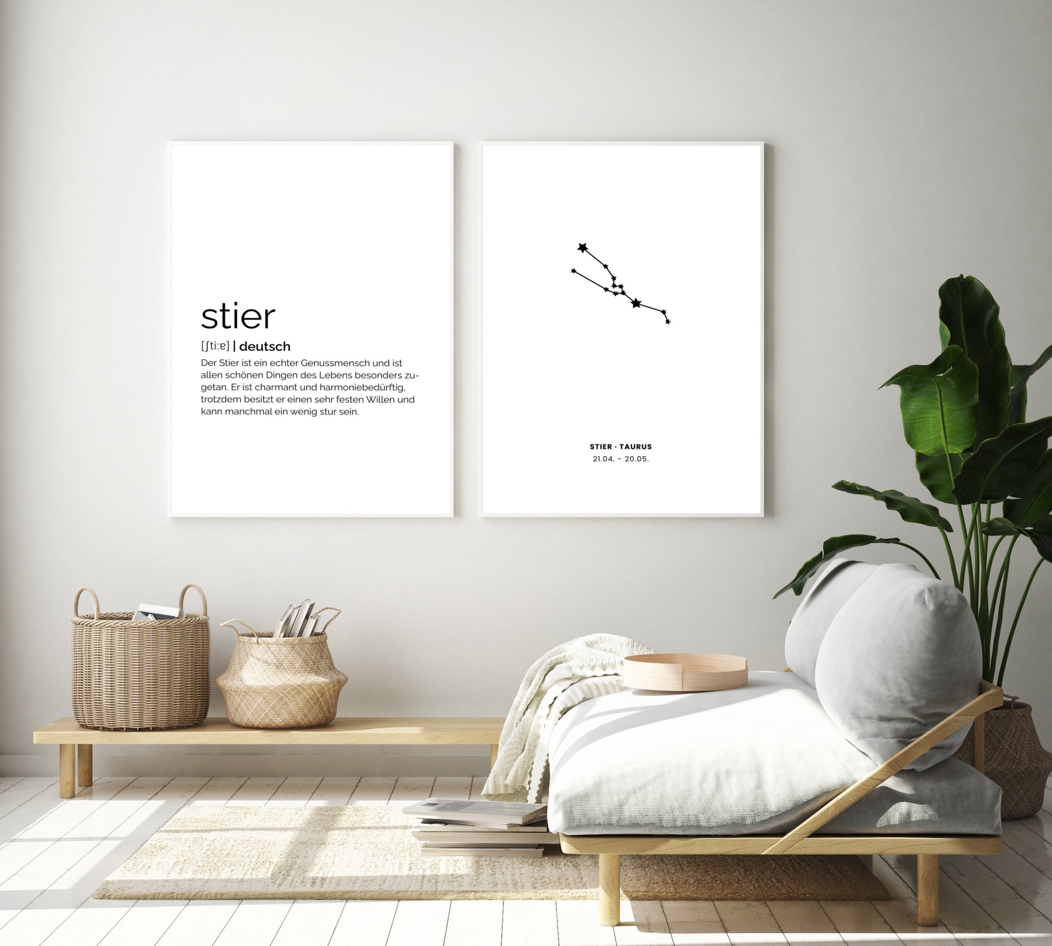 Poster Sternzeichen Stier - Definition – MOTIVISSO