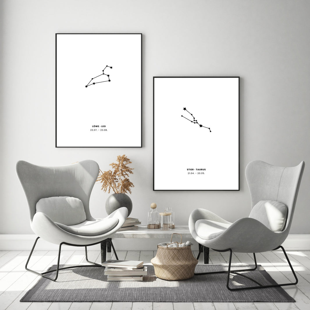 Sternzeichen Stier | Poster & Leinwände | MOTIVISSO.COM